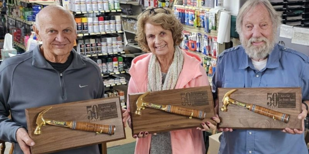 Shuman Cash Supply Honors 3 Golden Hammer Recipients | Hardware Retailing