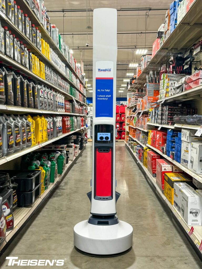 Theisen’s Adds Shelf-Scanning Robot to 3 Locations | Hardware Retailing